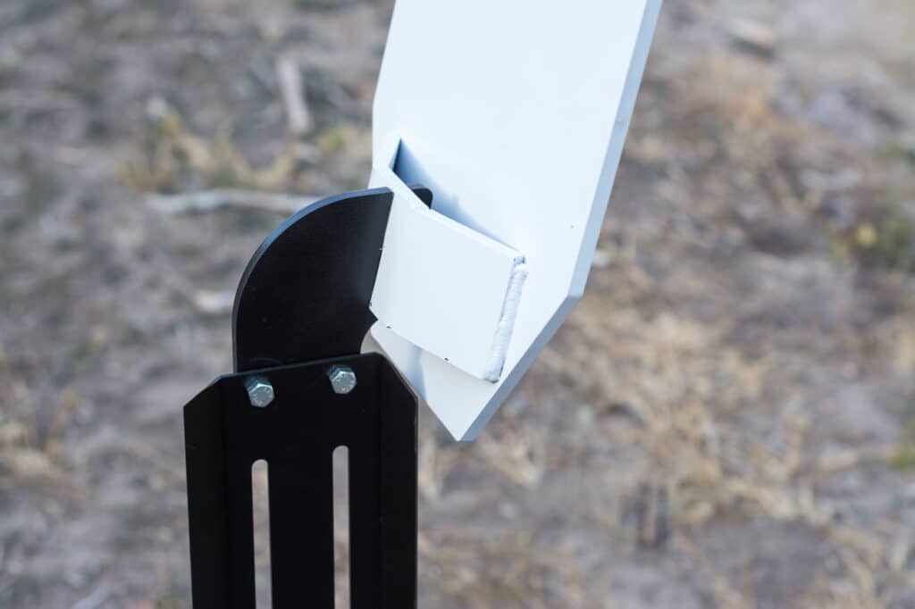 Shop AR500 Steel Vertical Stand Assemblies | Angry Hornet Targets