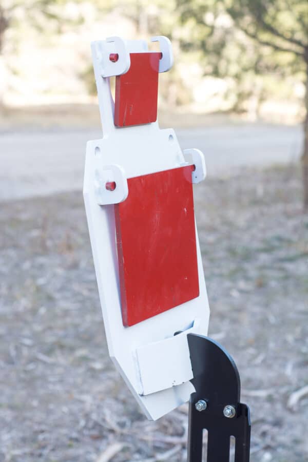 Shop AR500 Steel Reactive Torso Targets | Angry Hornet Targets