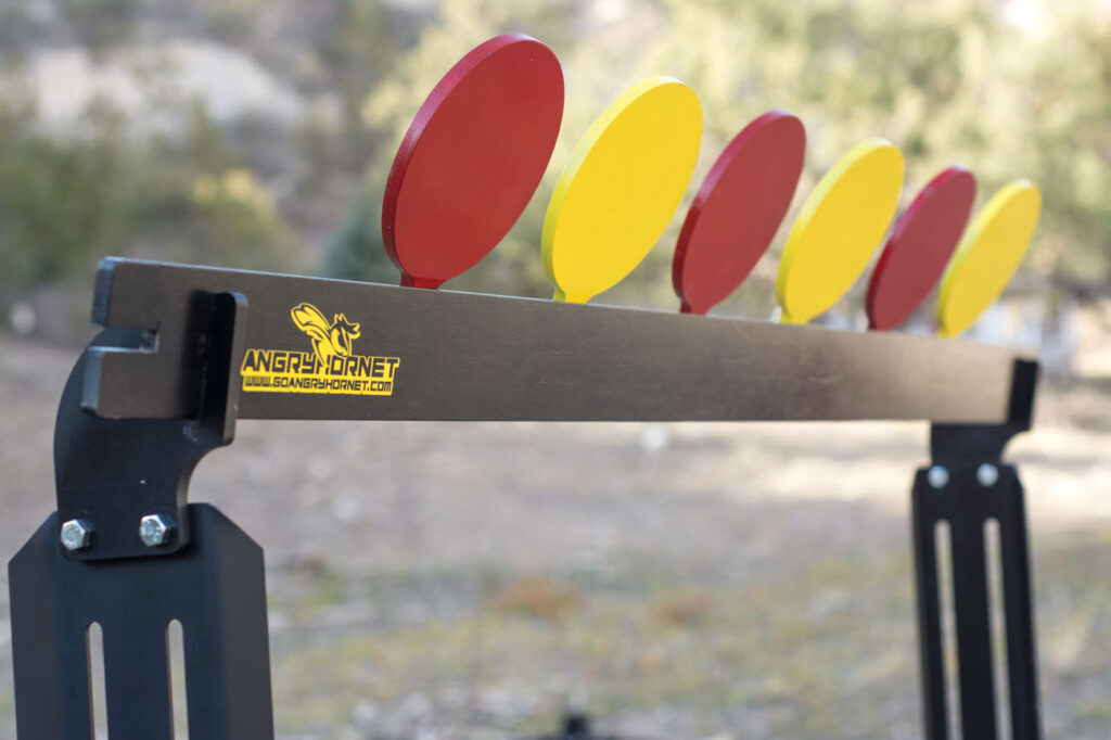 AR500 Steel Plate Rack w/ Stands | Angry Hornet Targets