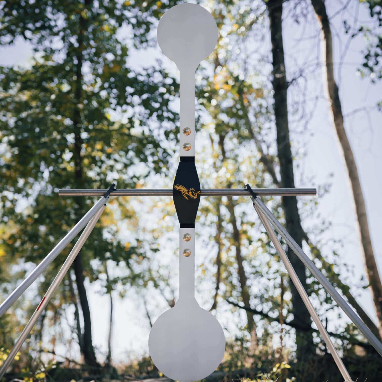 Shop AR500 Steel Gravity Spinning Targets | Angry Hornet Targets