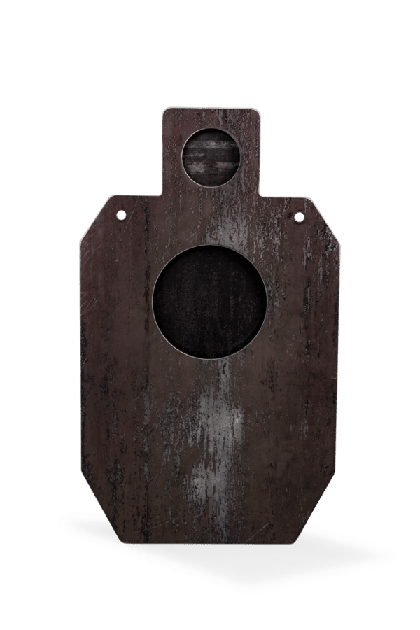 Reactive IDPA A-Zone Torso Target | AR500 Steel | Angry Hornet Targets